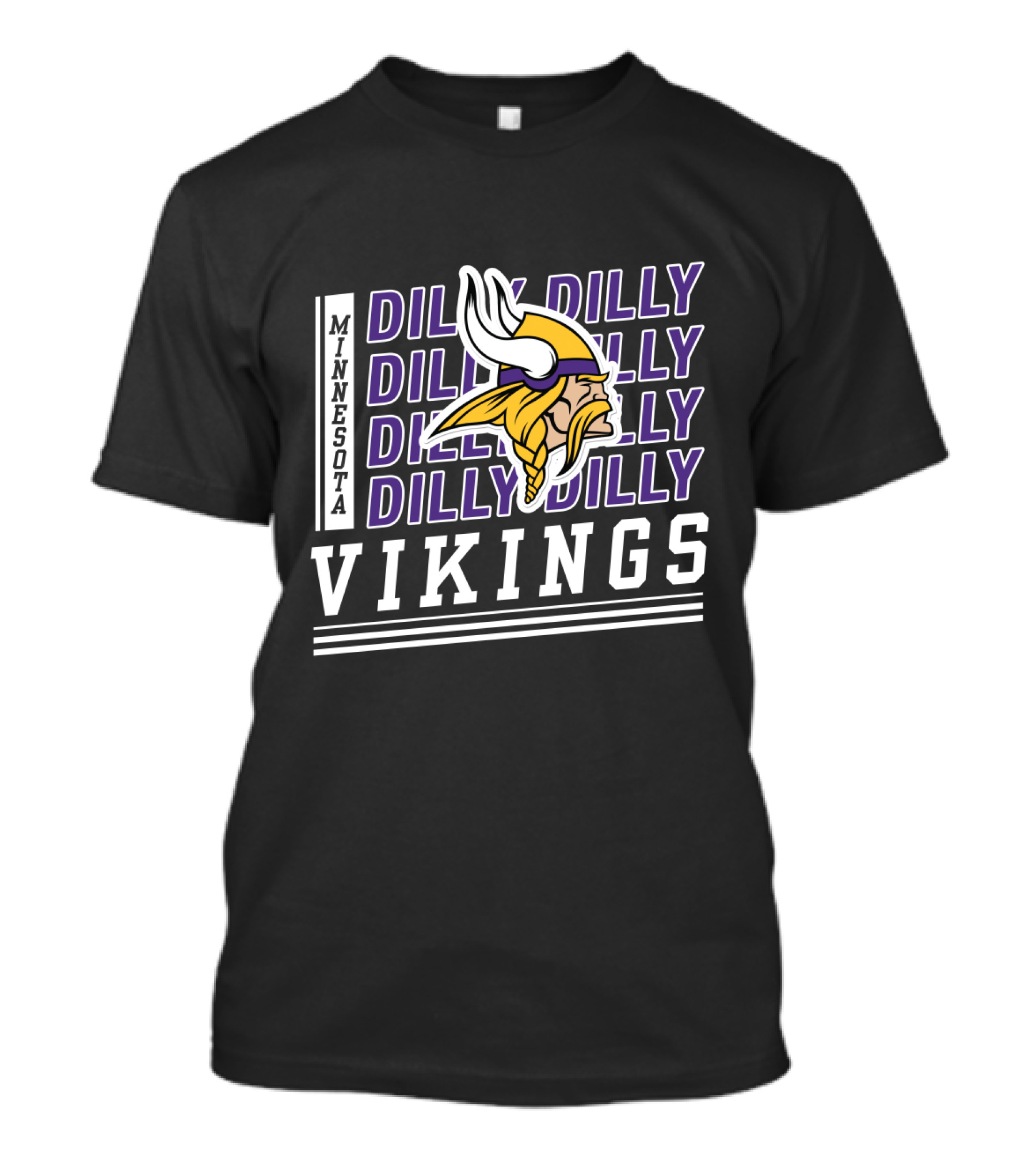 Minnesota Vikings Dilly Dilly Bud Light Fan Gear T-Shirt