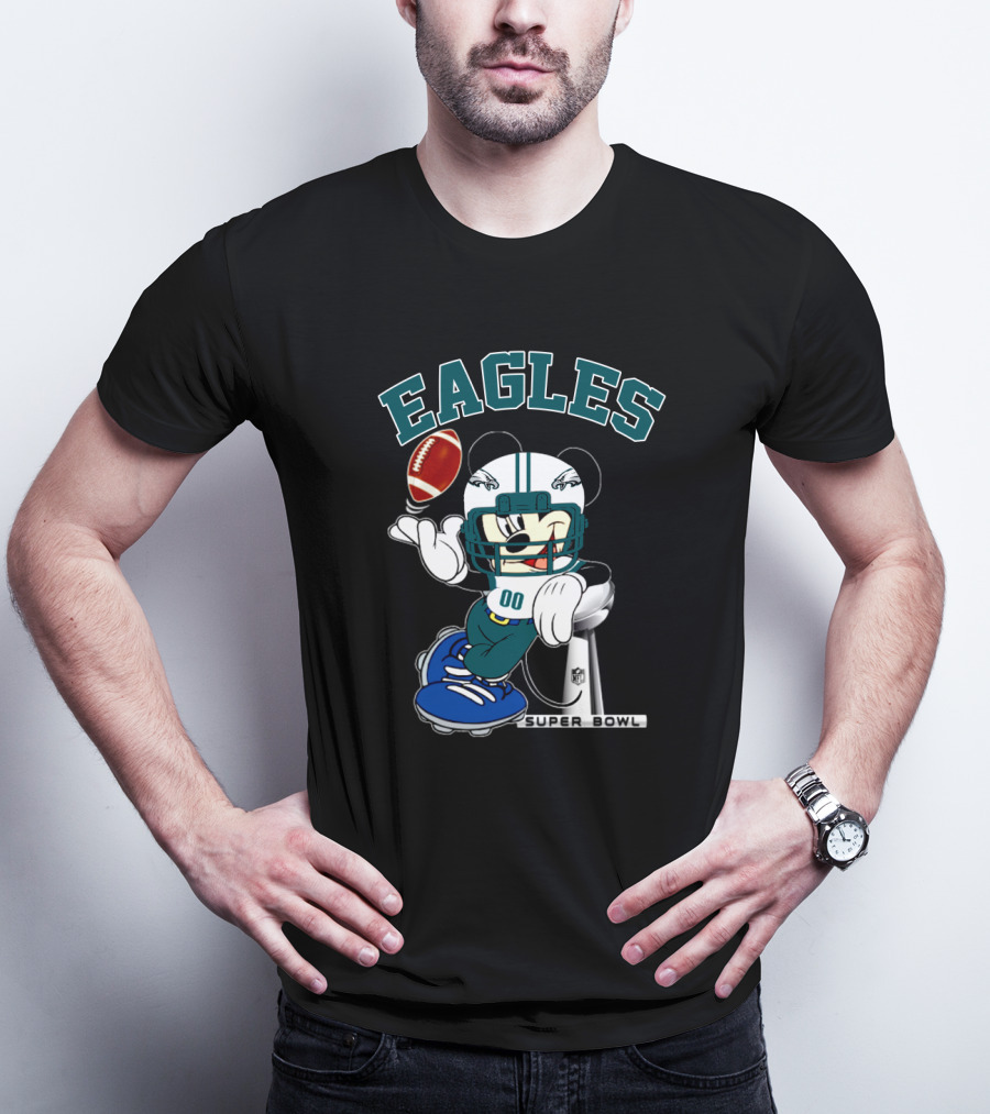Eagles Mickey Nfl Super Bowl Football Philadelphia T-Shirt