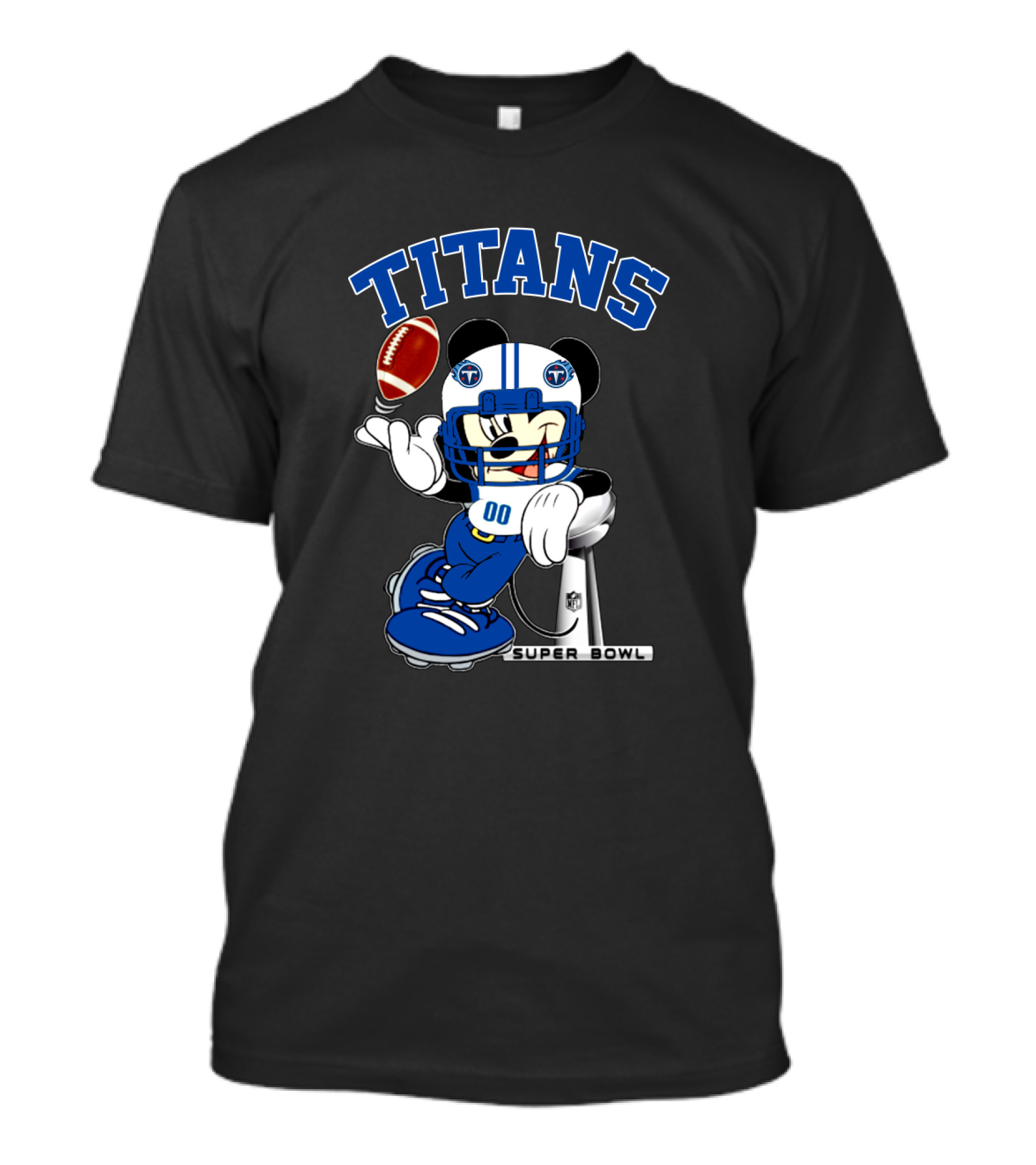 Titans Mickey Nfl Super Bowl T-Shirt