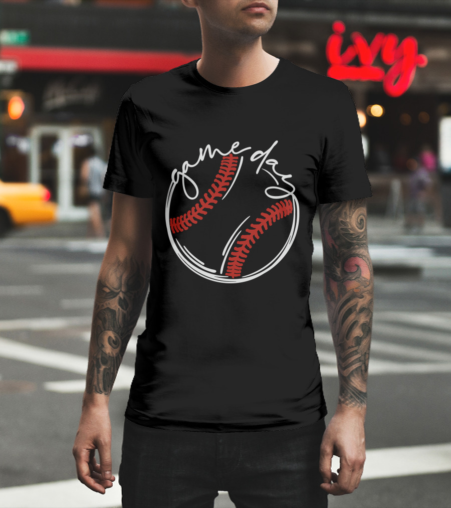 Game Day Baseball Mom Best T-Shirt