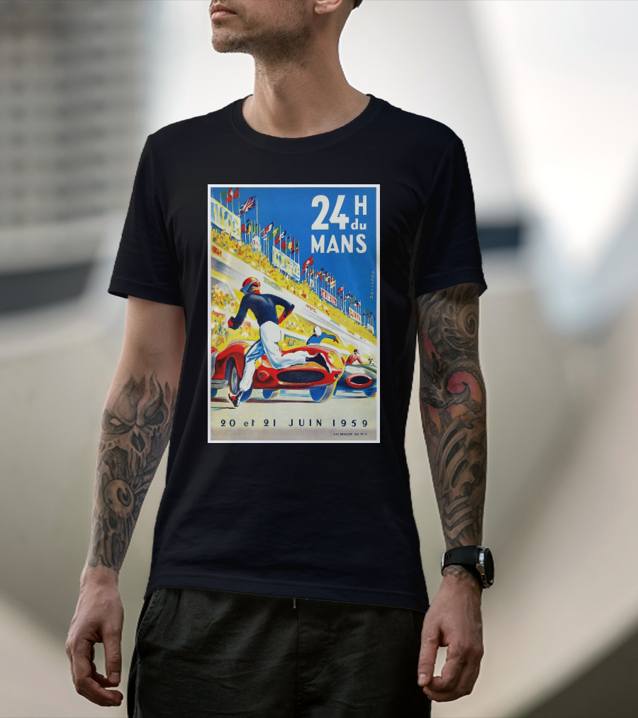 24 Heures Du Mans 20 Et 21 Juin 1959 Racing Event T-Shirt