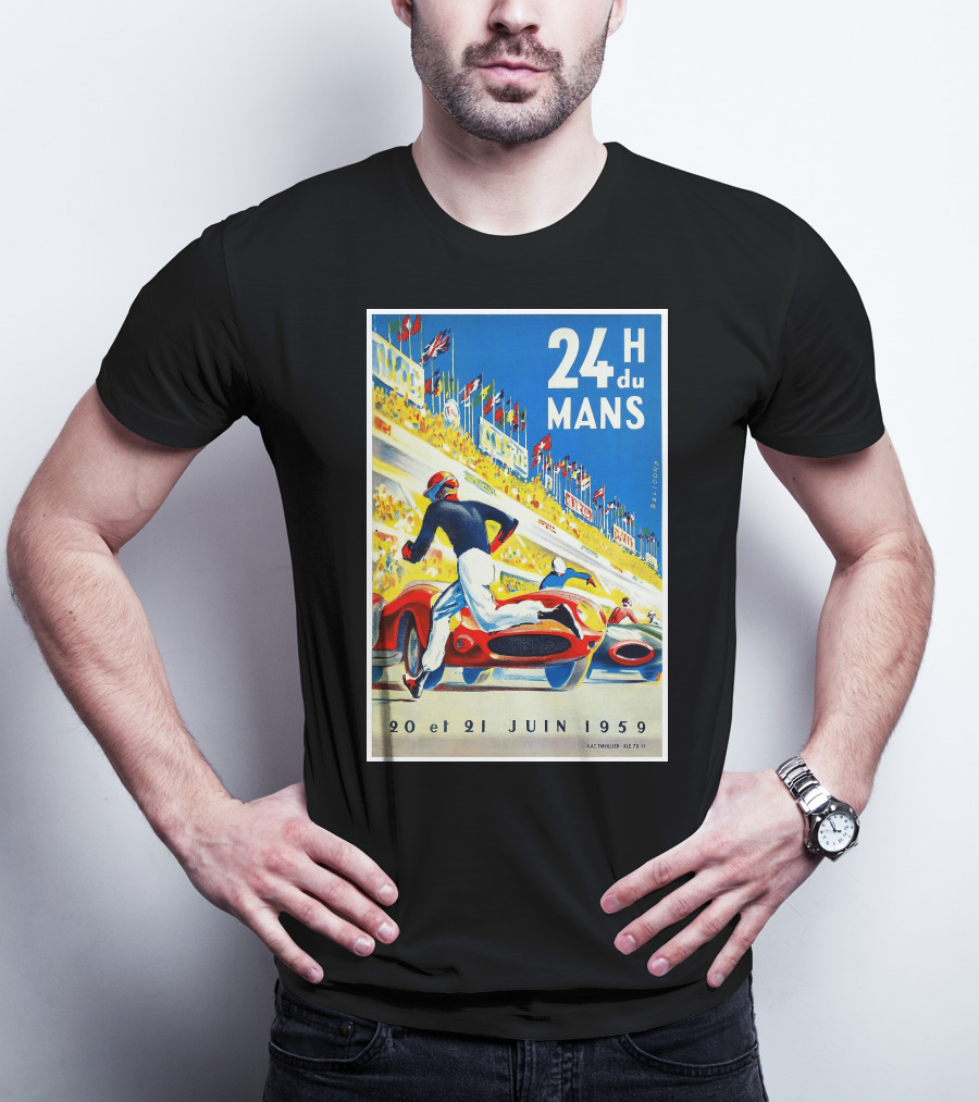 24 Heures Du Mans 20 Et 21 Juin 1959 Racing Event T-Shirt
