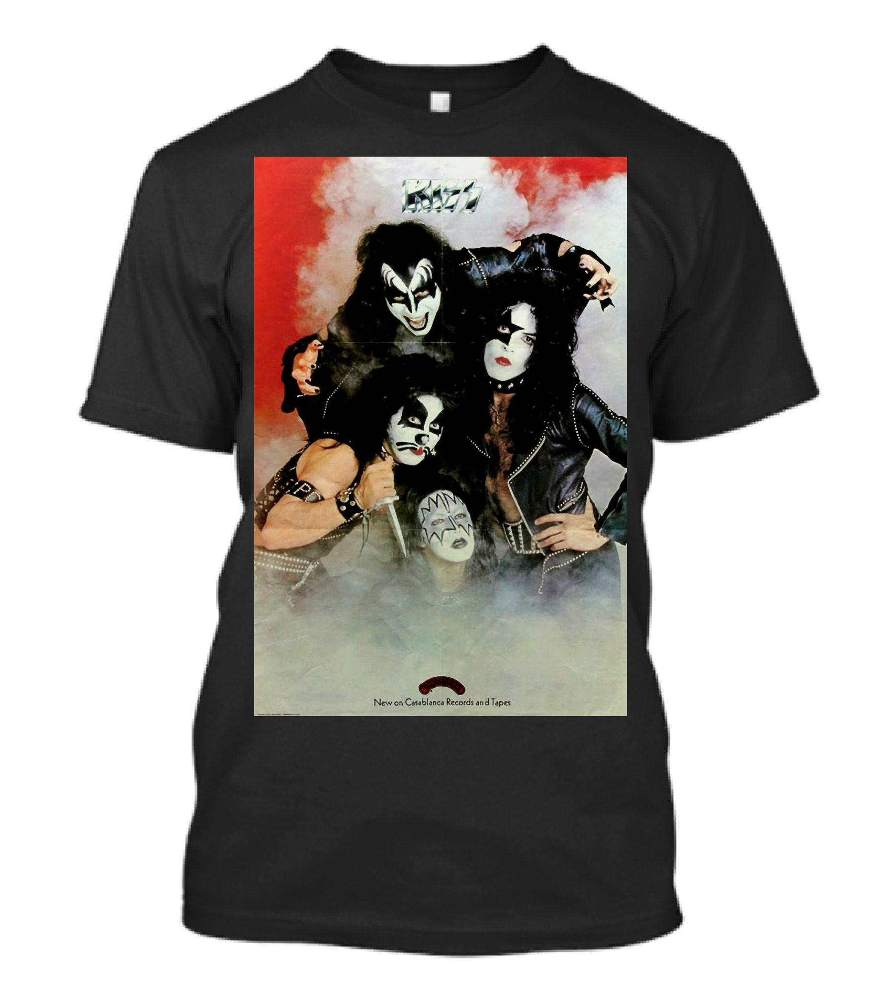 Kiss Band New On Casablanca Records And Tapes T-Shirt