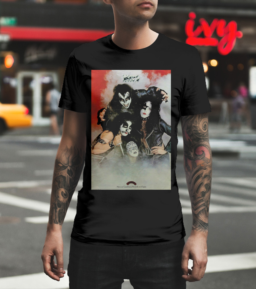 Kiss Band New On Casablanca Records And Tapes T-Shirt