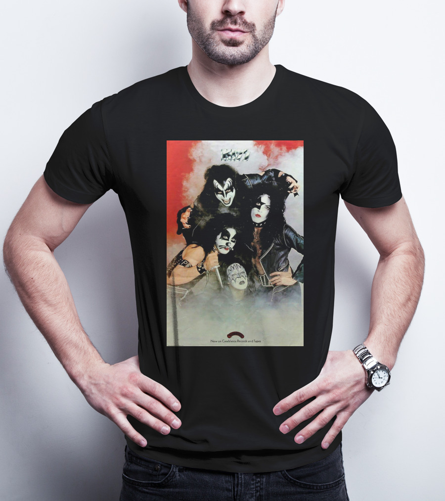Kiss Band New On Casablanca Records And Tapes T-Shirt