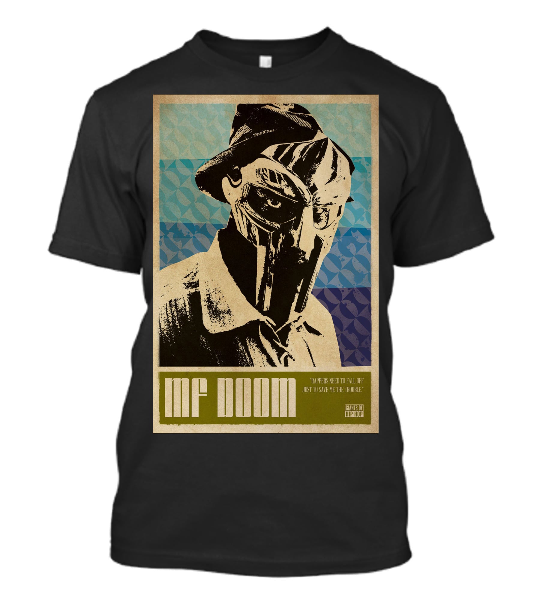 MF Doom Rappers Need To Fall Quote Design By Hip Hop T-Shirt