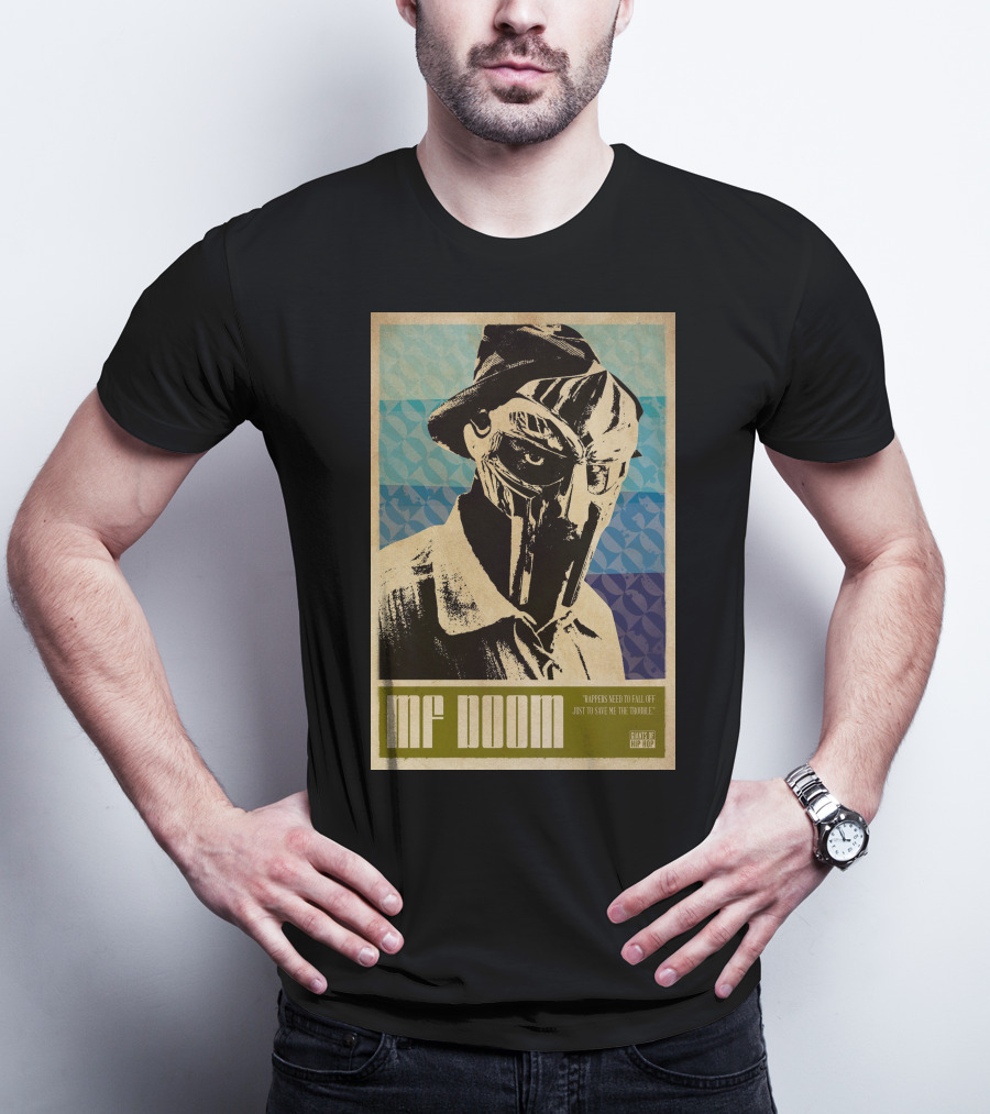 MF Doom Rappers Need To Fall Quote Design By Hip Hop T-Shirt