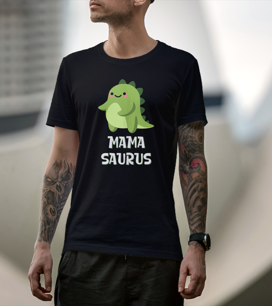 Mama Saurus Cute Dino Kawaii T-Shirt