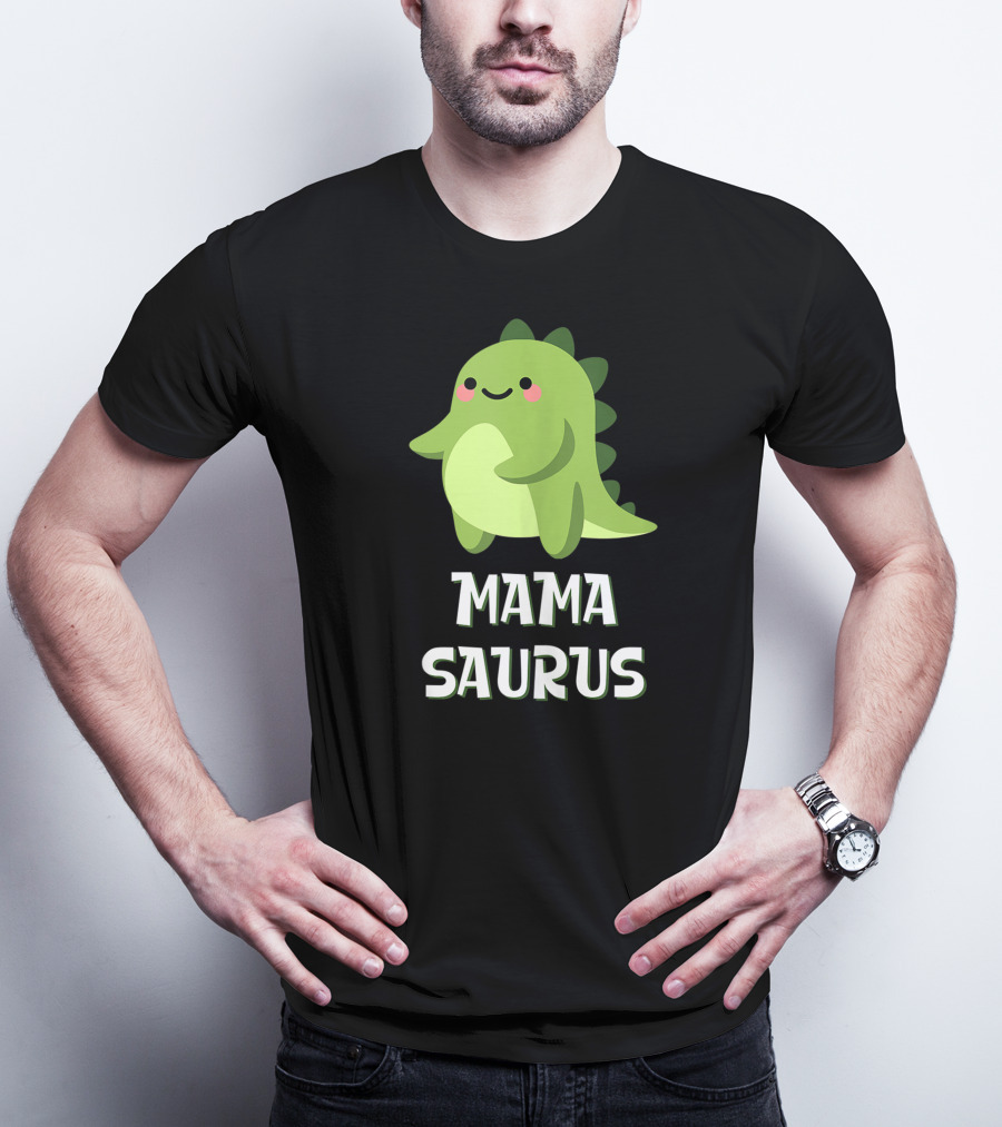 Mama Saurus Cute Dino Kawaii T-Shirt