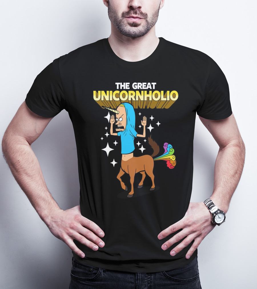 THE GREAT UNICORNHOLIO BEAVIS AND BUTT-HEAD T-Shirt