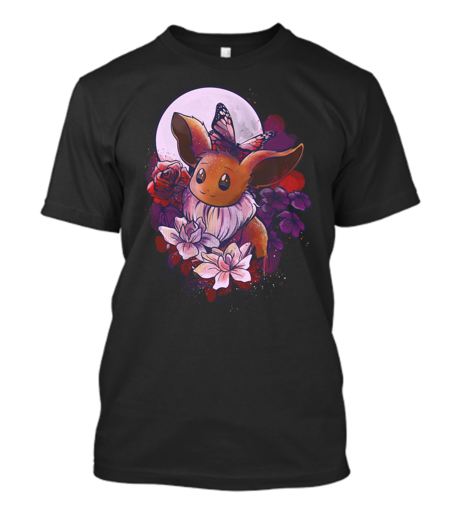 Eevee Moonlight Butterfly Blossoms T-Shirt