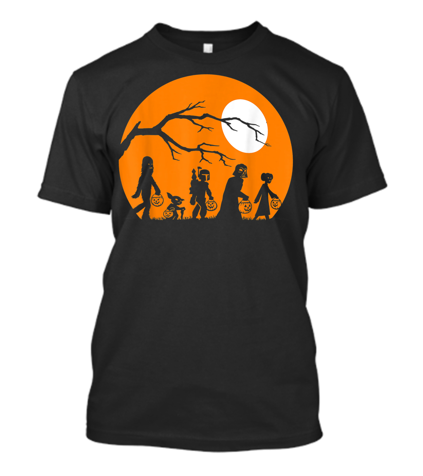 Trick Or Treat Halloween Characters Star Wars T-Shirt
