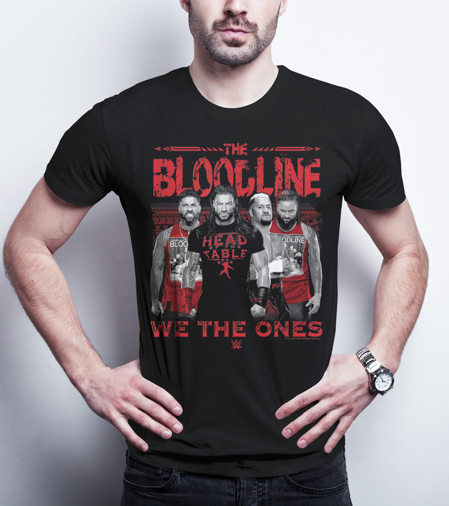 WWE The Bloodline Head Of The Table We The Ones T-Shirt