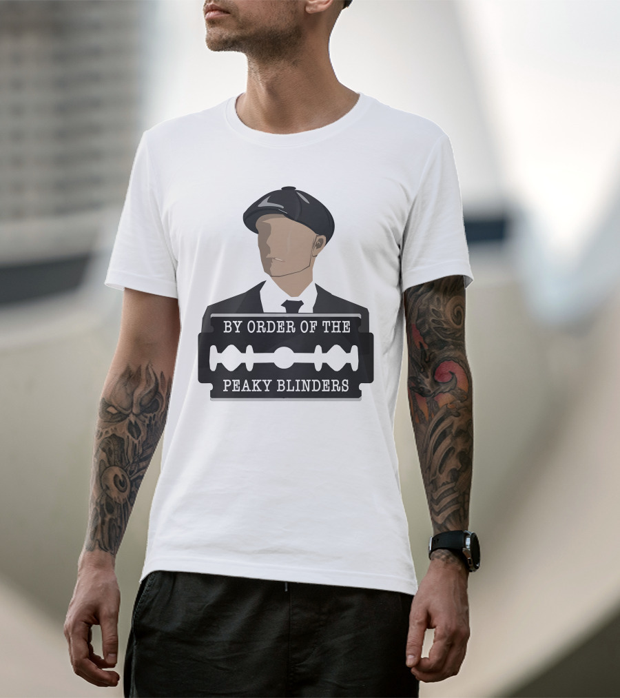 By Order Of The Peaky Blinders Razor Blade Hat T-Shirt