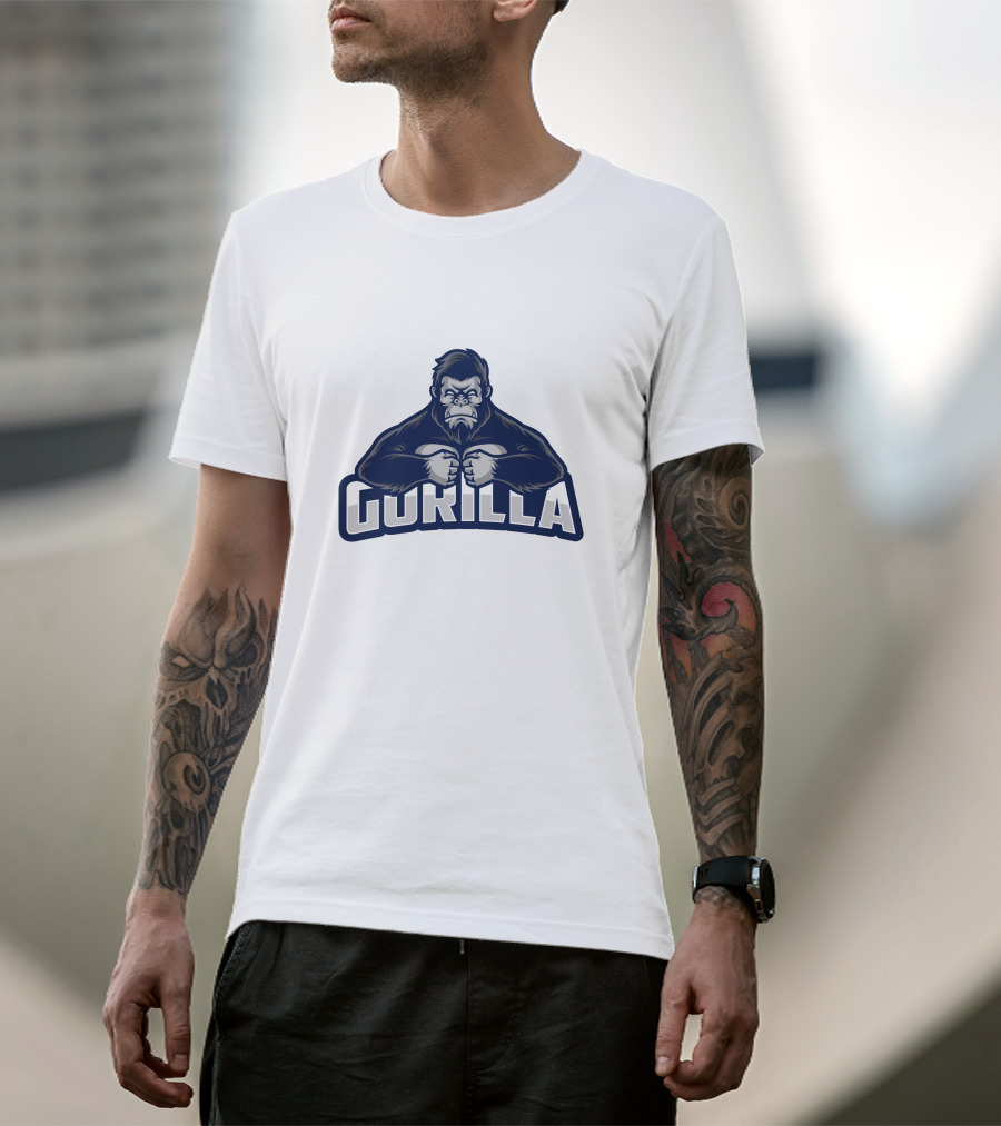 Gorilla Logo Strong Powerful T-Shirt