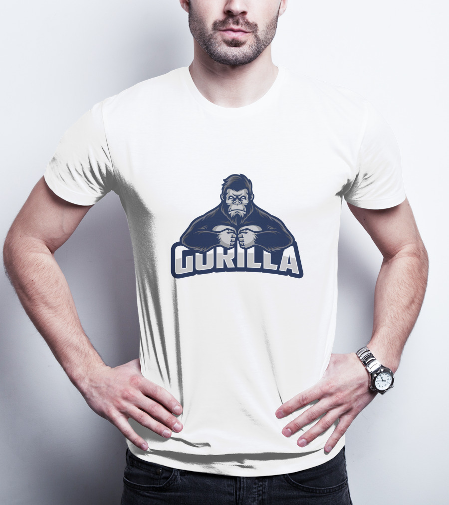 Gorilla Logo Strong Powerful T-Shirt