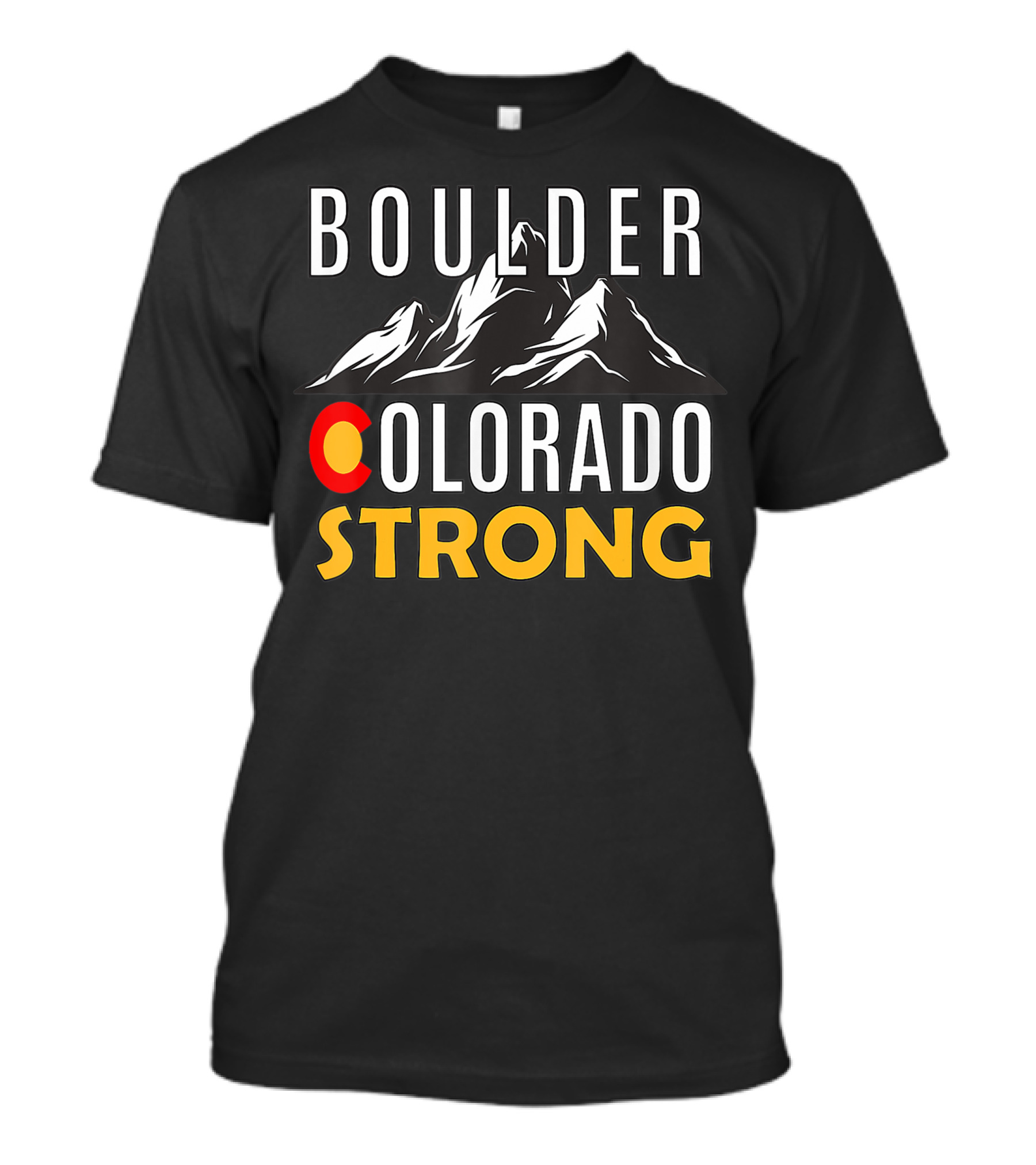 BOULDER COLORADO STRONG Mountain T-Shirt
