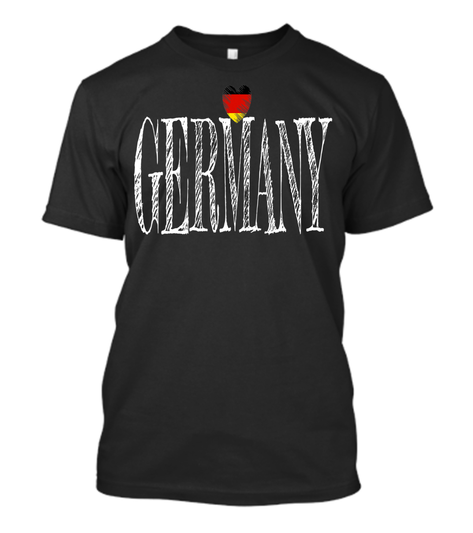 Cool Germany Heart Flag Germany T-Shirt