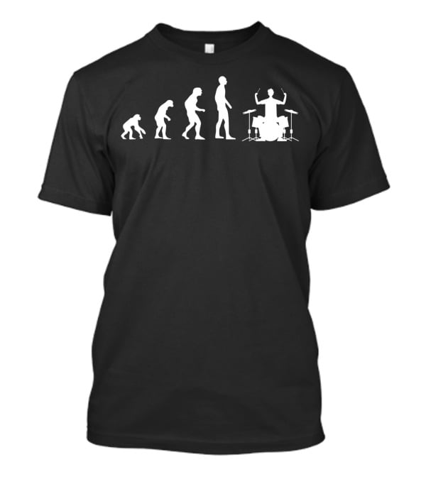 Drummer Evolution Drum Band Journey T-Shirt