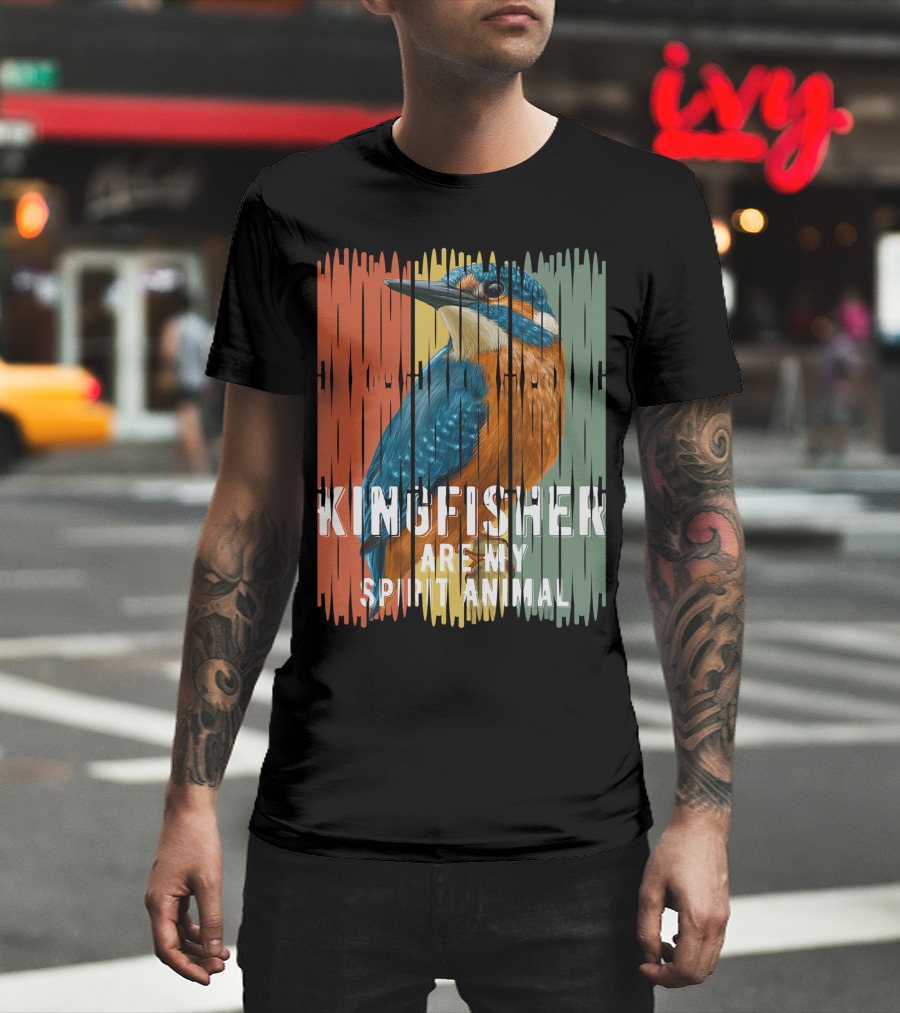 Kingfisher Are My Spirit Animal T-Shirt