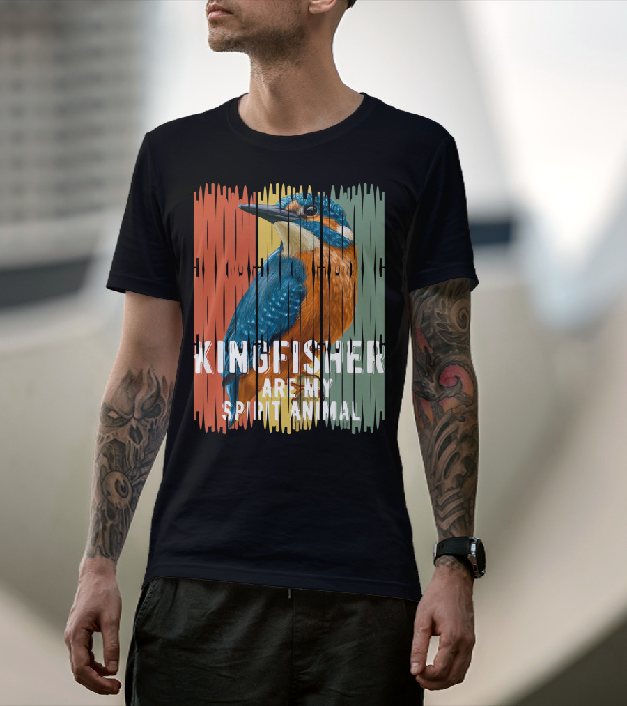 Kingfisher Are My Spirit Animal T-Shirt