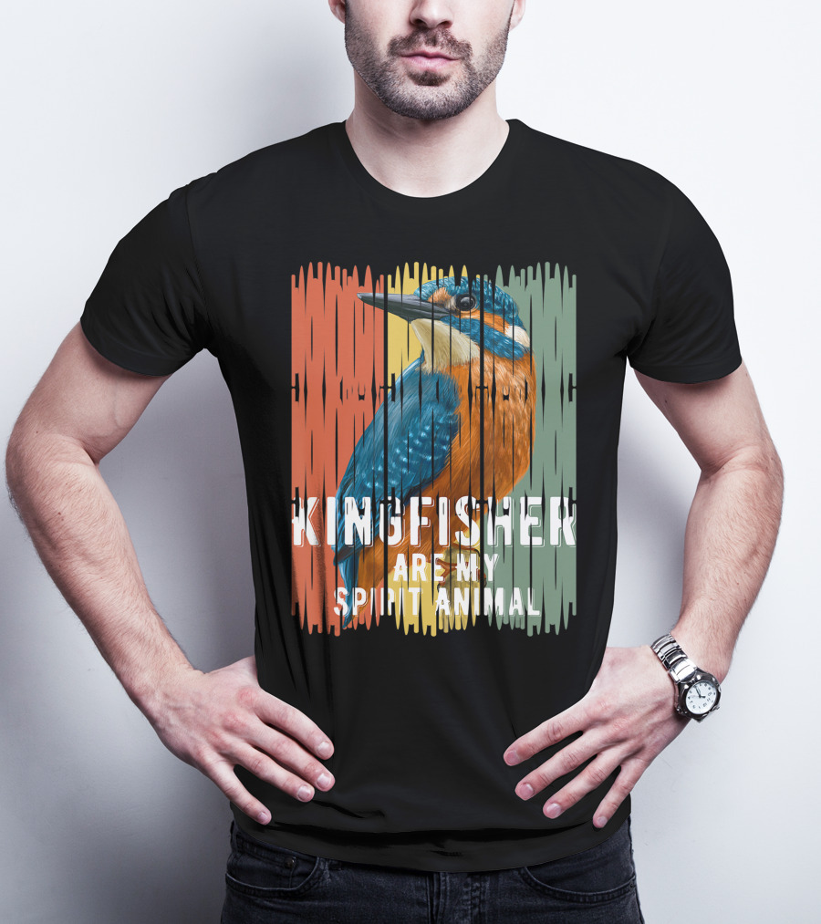 Kingfisher Are My Spirit Animal T-Shirt
