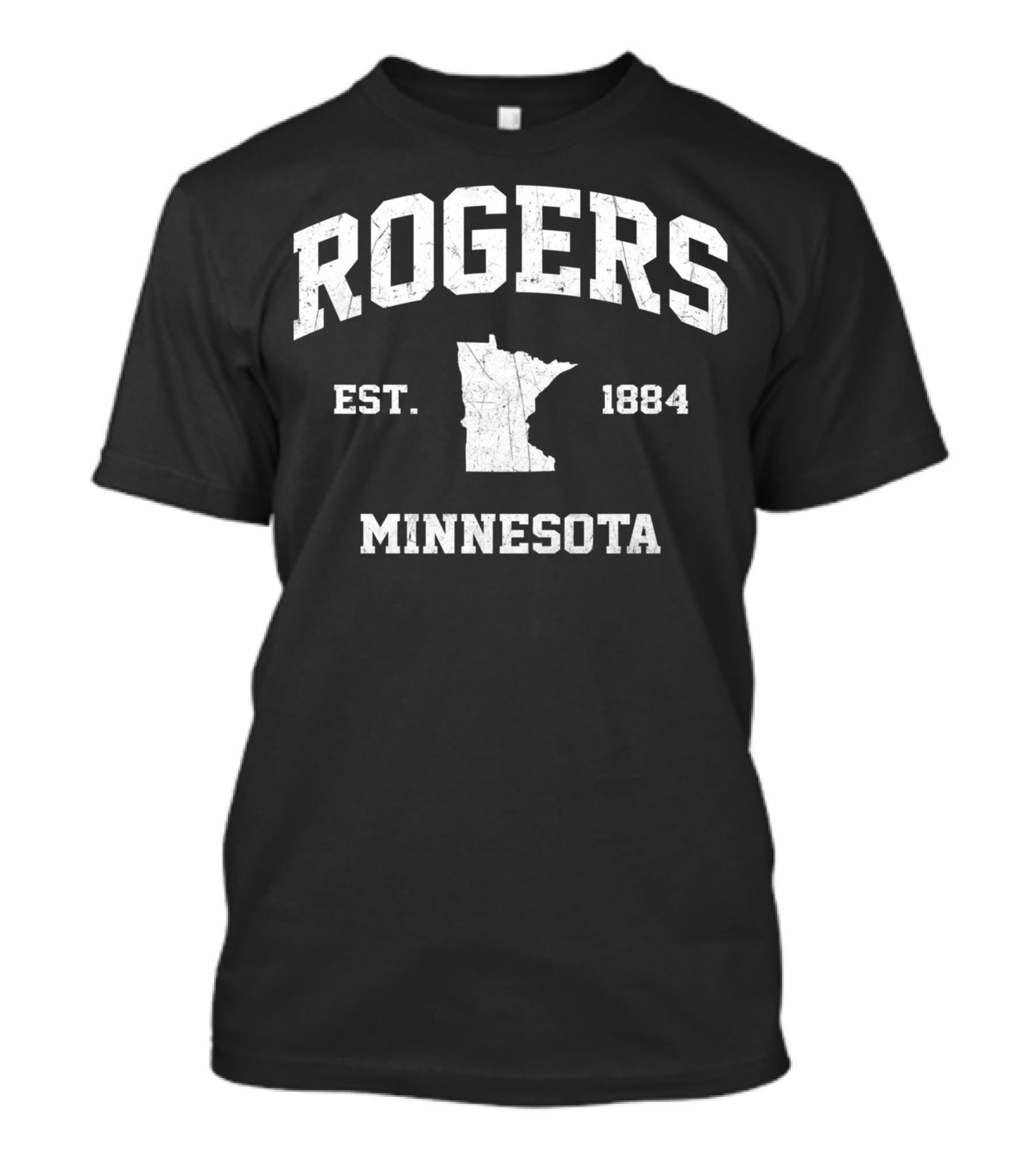 Rogers Minnesota Est. 1884 Vintage State Athletic T-Shirt