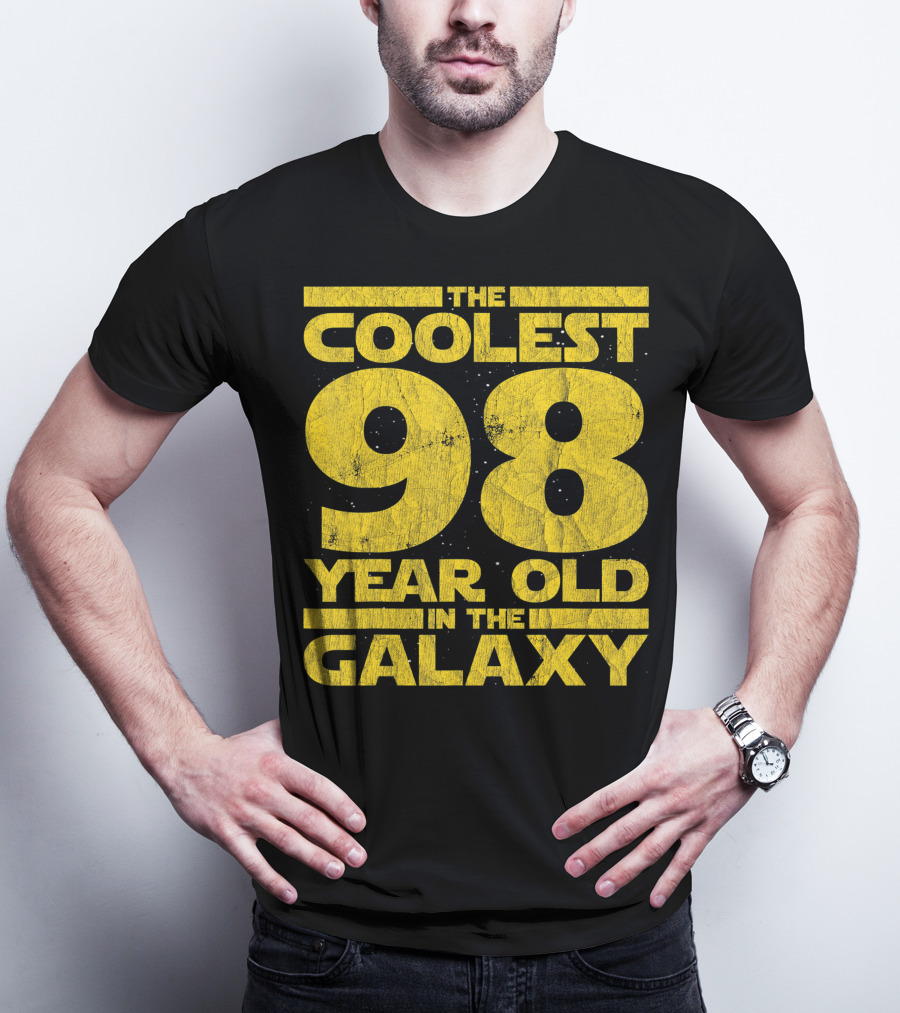 The Coolest 98 Year Old In The Galaxy Sci Fi 1923 Mens Womens Birthday T-Shirt