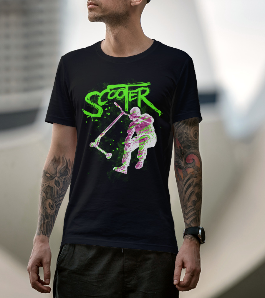Scooter Neon Jump Action T-Shirt