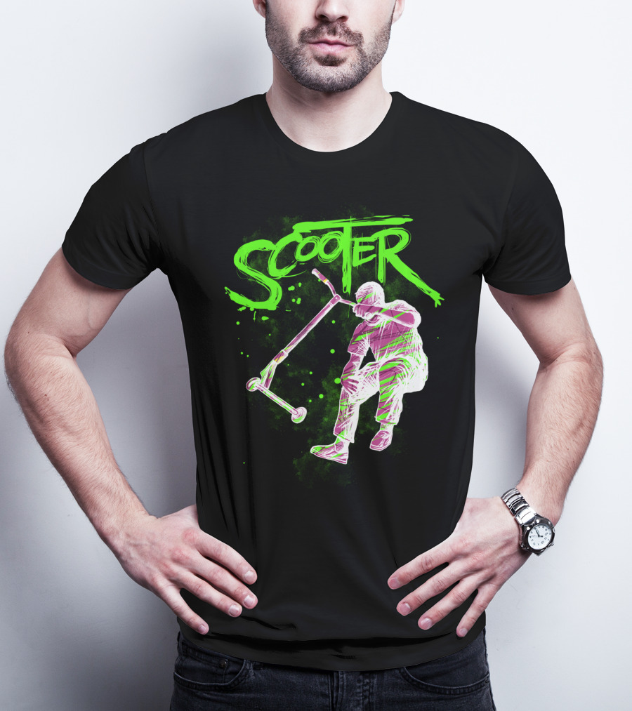 Scooter Neon Jump Action T-Shirt