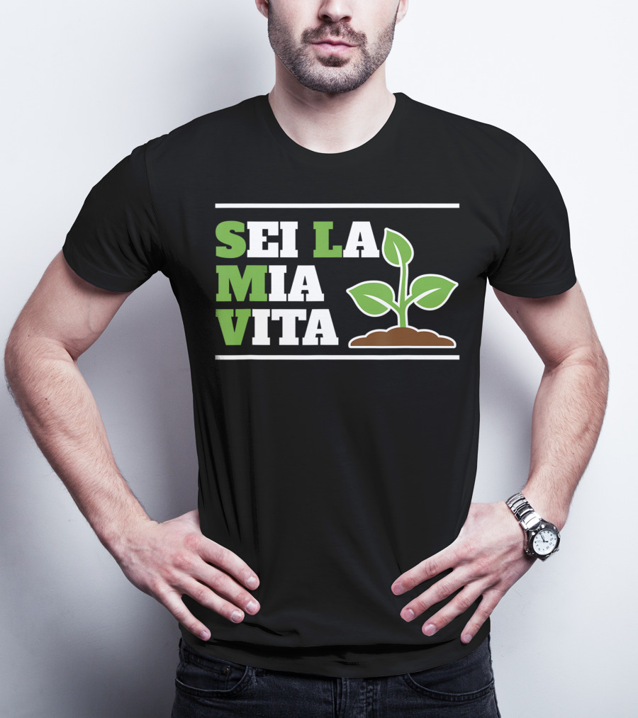 Sei La Mia Vita Italia SMV Plant T-Shirt