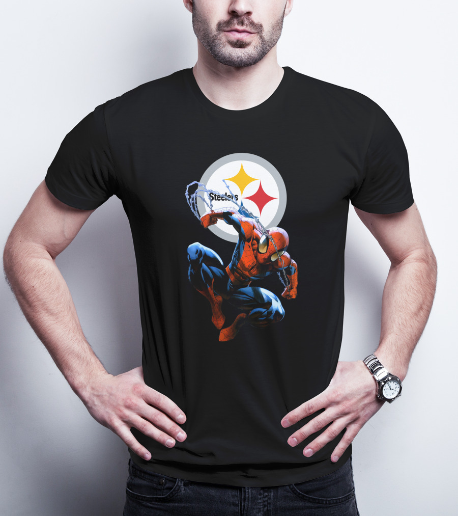 Spider-Man Steelers Fan 15 T-Shirt
