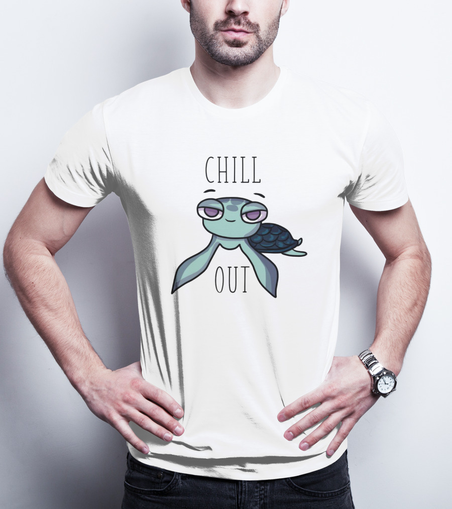 Chill Out With The Relaxed Turtle Charm T-Shirt