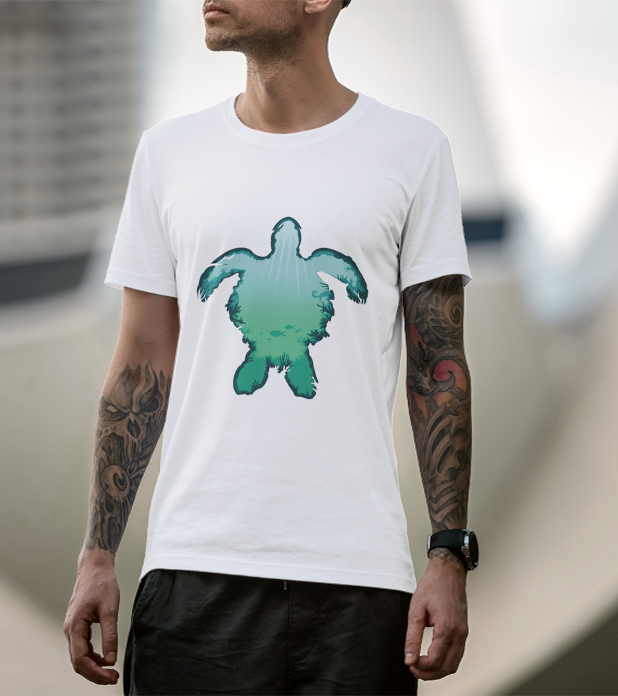 Turtle Green Ocean T-Shirt