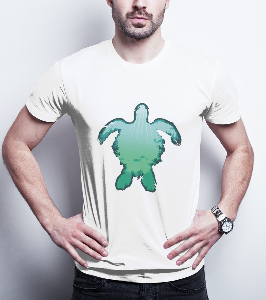 Turtle Green Ocean T-Shirt