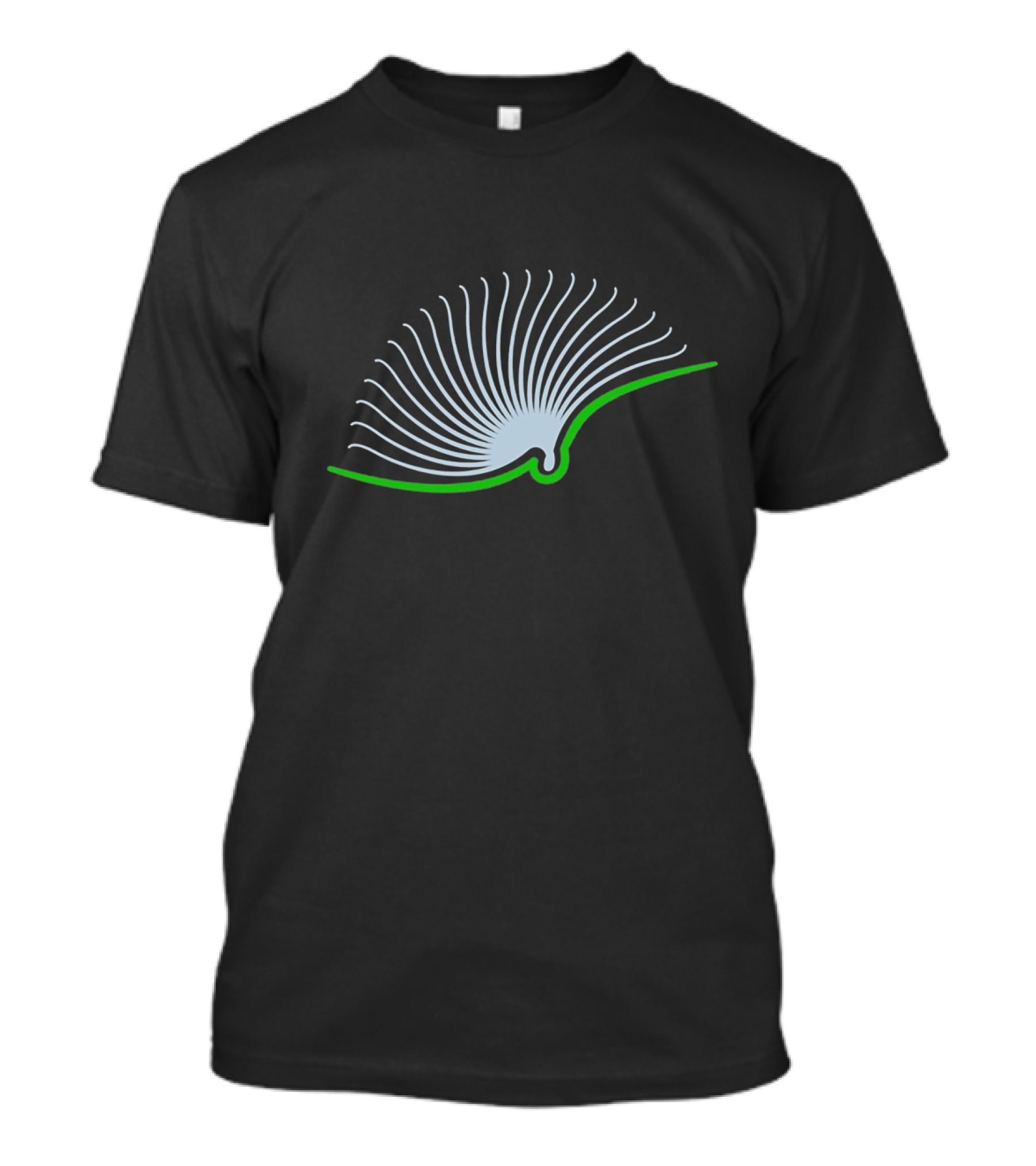 Book Lovers Stylized Modern Open Pages T-Shirt