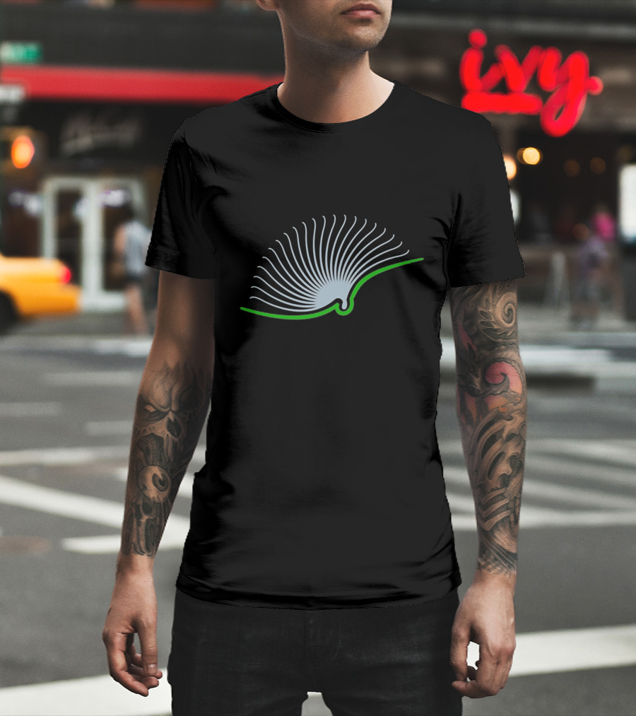 Book Lovers Stylized Modern Open Pages T-Shirt