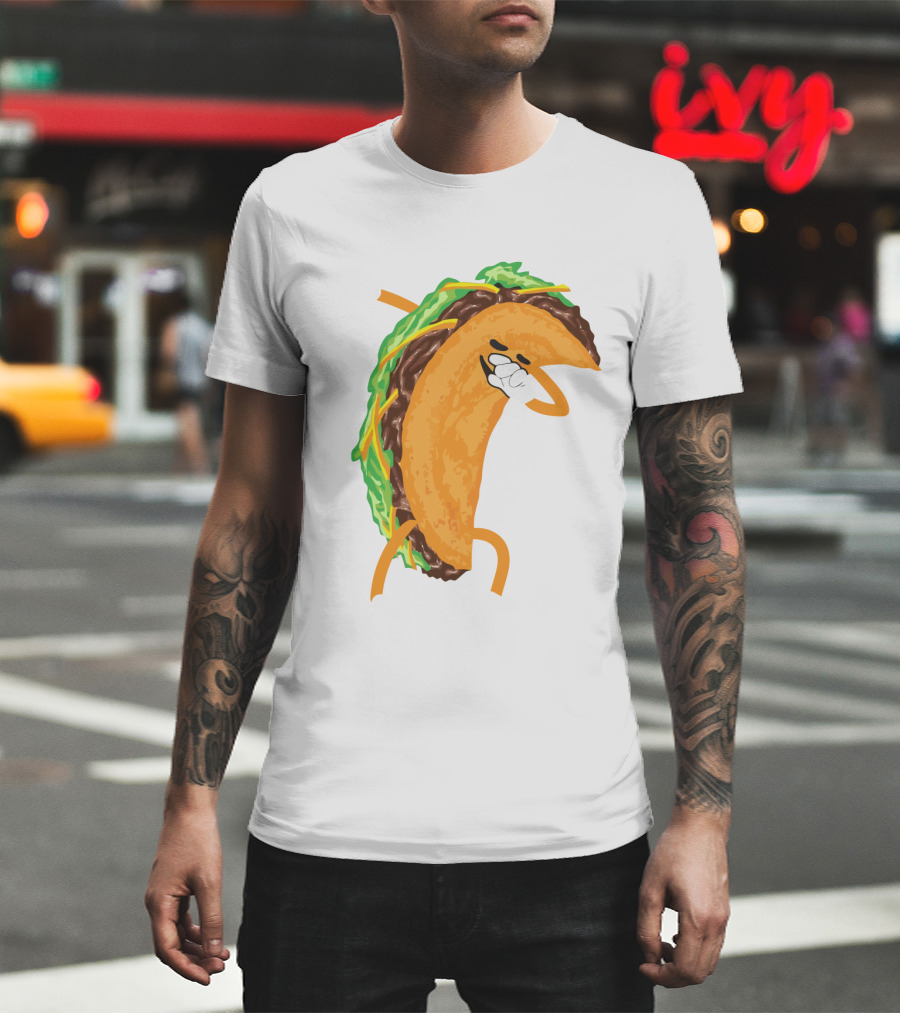 Tacos Tacos Tacos Tacos Dancing Taco Character T-Shirt