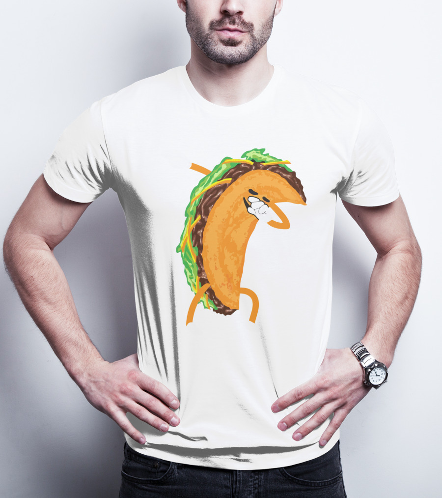 Tacos Tacos Tacos Tacos Dancing Taco Character T-Shirt