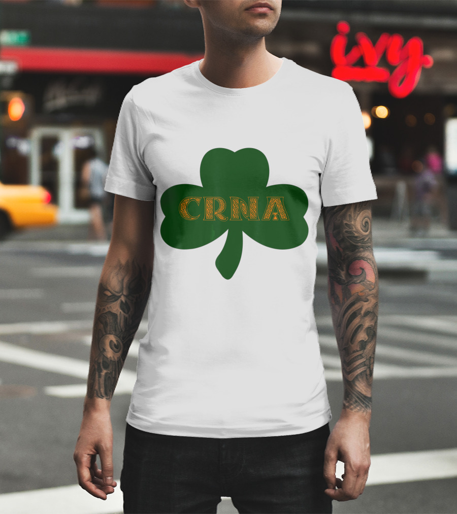Shamrock CRNA St. Patrick's Day Irish Celtic T-Shirt