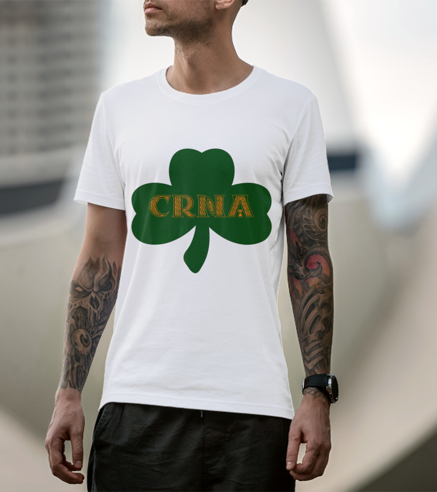 Shamrock CRNA St. Patrick's Day Irish Celtic T-Shirt