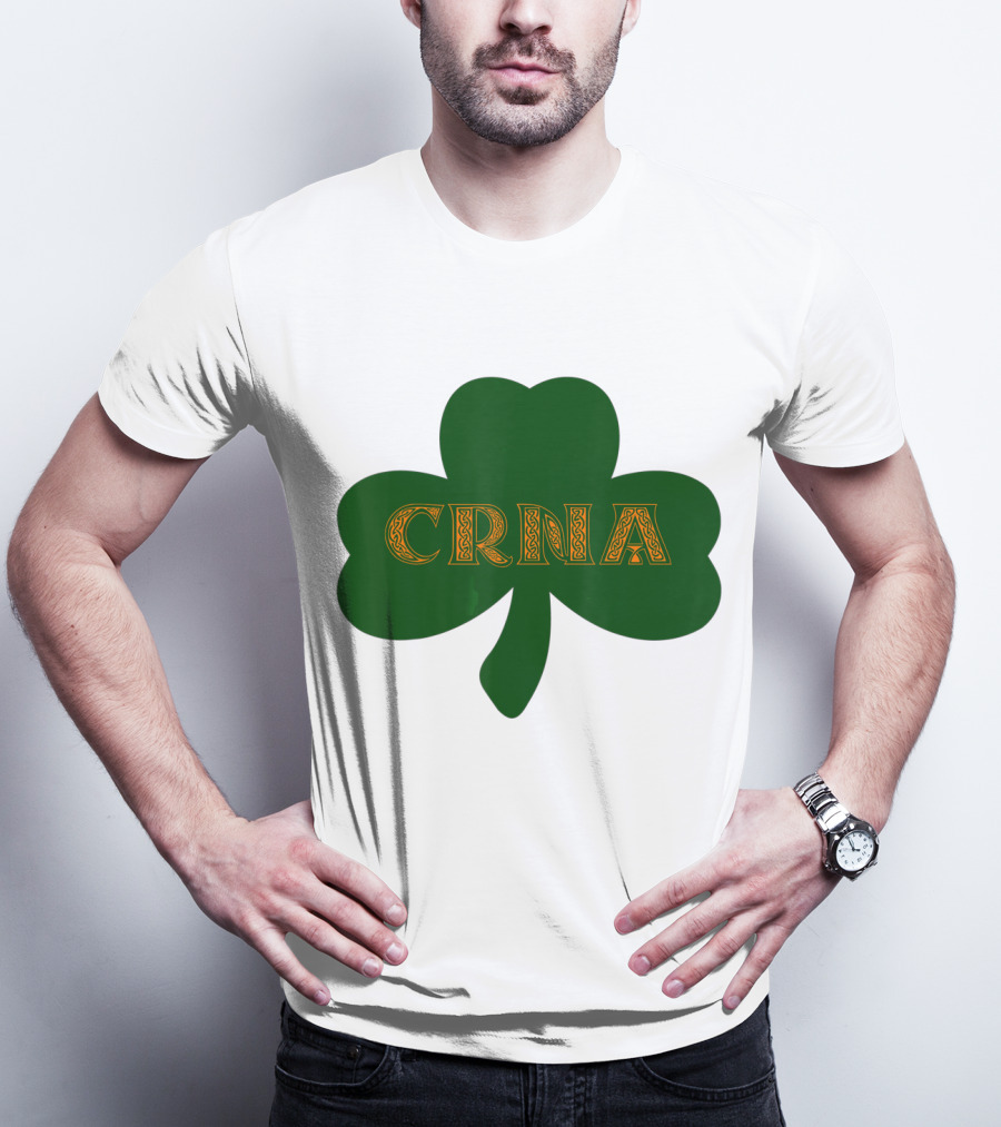 Shamrock CRNA St. Patrick's Day Irish Celtic T-Shirt