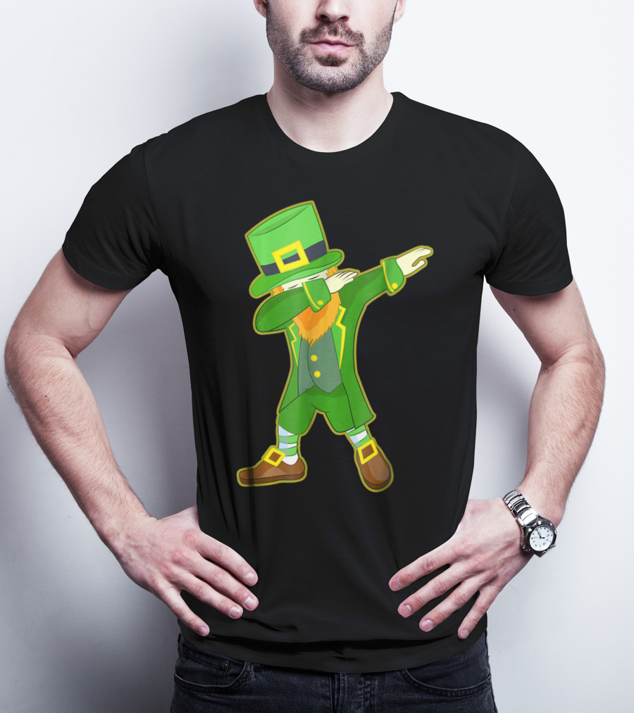 Dabbing Leprechaun St. Patrick's Day T-Shirt
