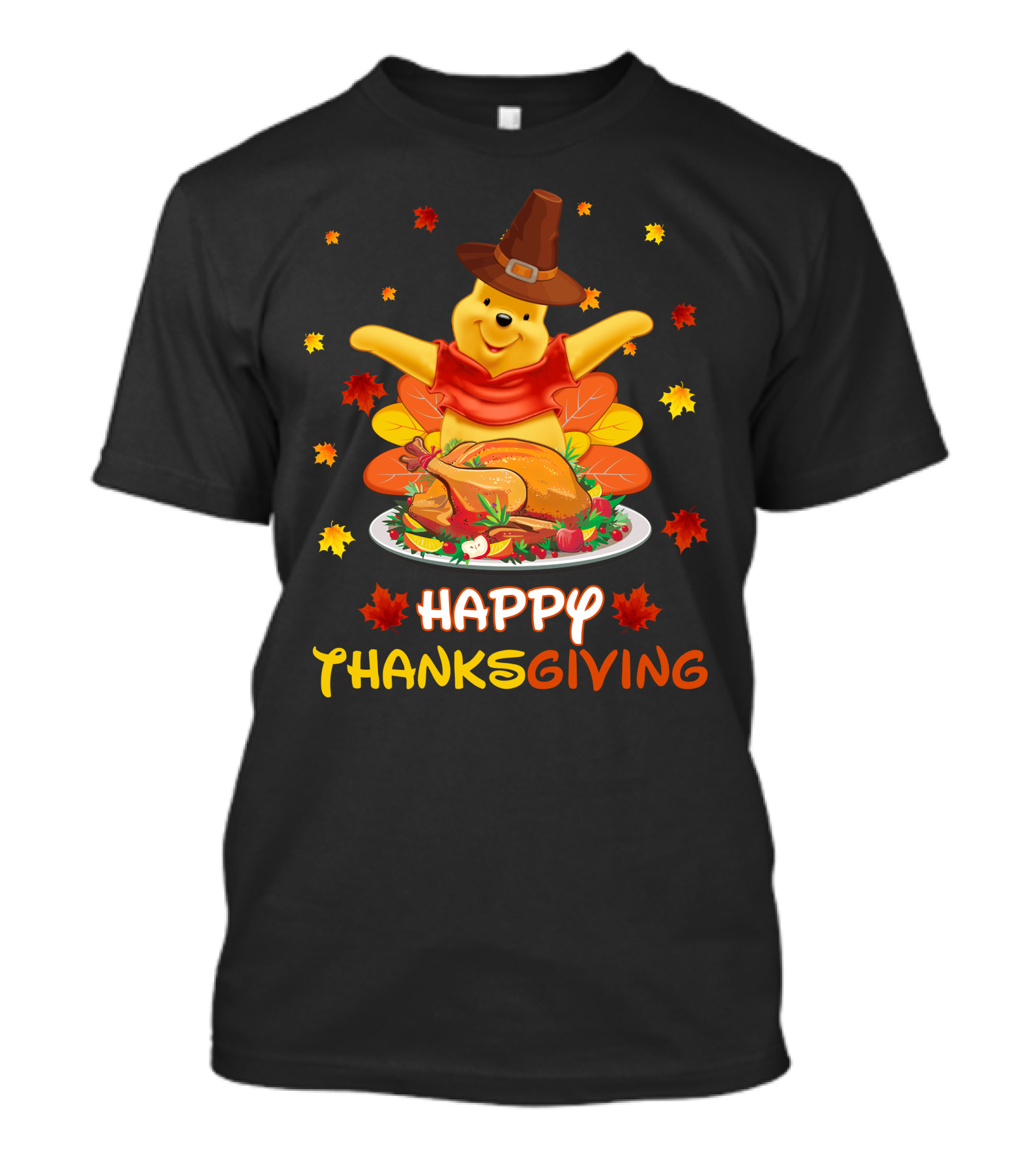 Happy Thanksgiving Pooh T-Shirt