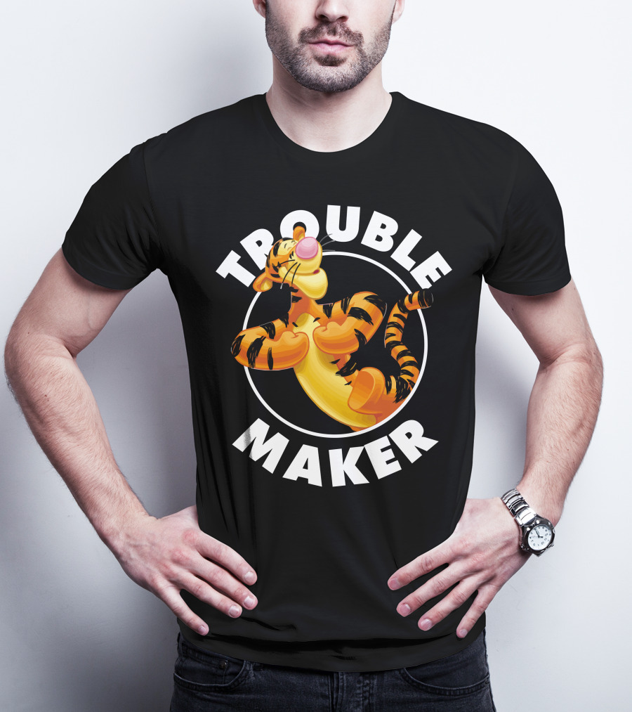 Tigger Trouble Maker Circle Pose Adventures T-Shirt