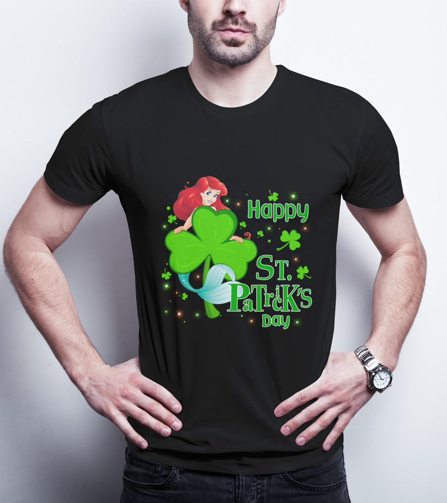 Happy St. Patrick's Day Ariel T-Shirt