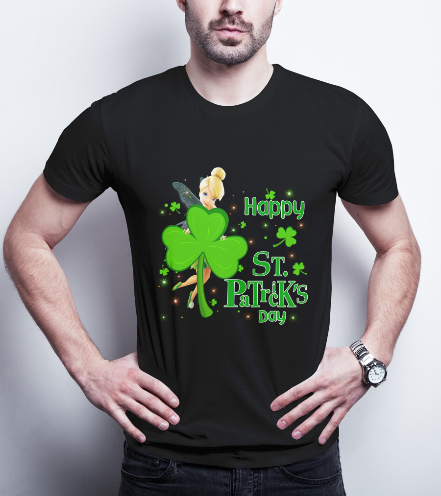 Tinkerbell Happy St. Patrick's Day T-Shirt