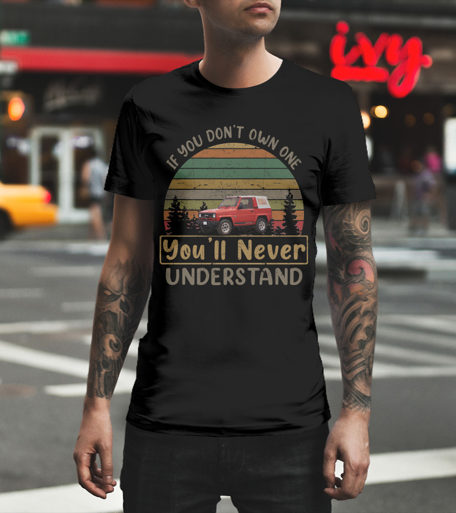 If You Don't Own One You'll Never Understand Toyota Blizzard Vintage 4x4 Retro Stripes T-Shirt