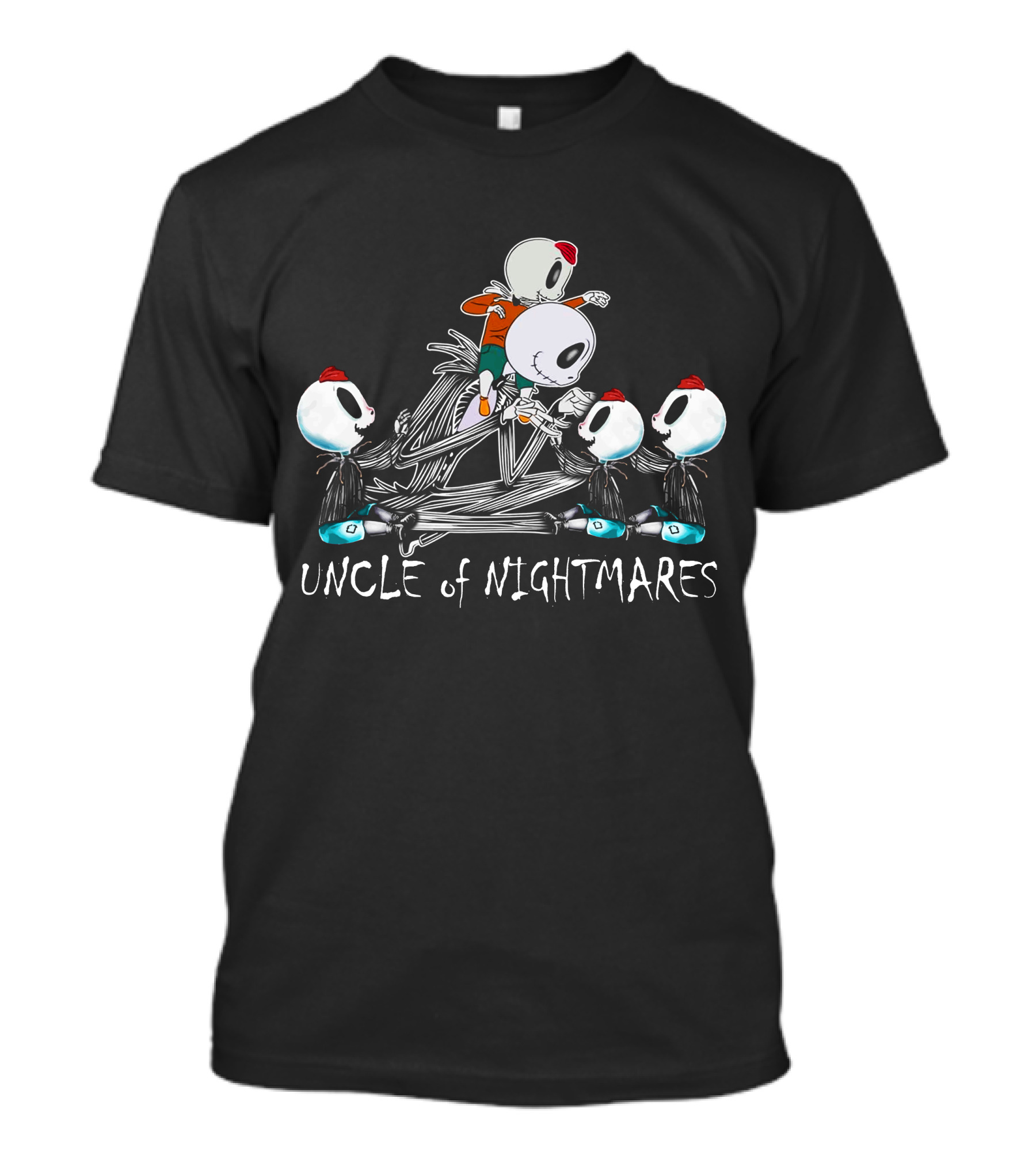 4 Boys On Brooms Uncle Of Nightmares T-Shirt