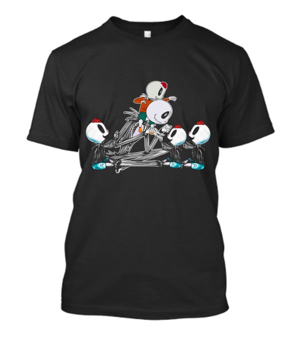 Jack And 4 Boys Parody Featuring Ducklings And Skulls T-Shirt